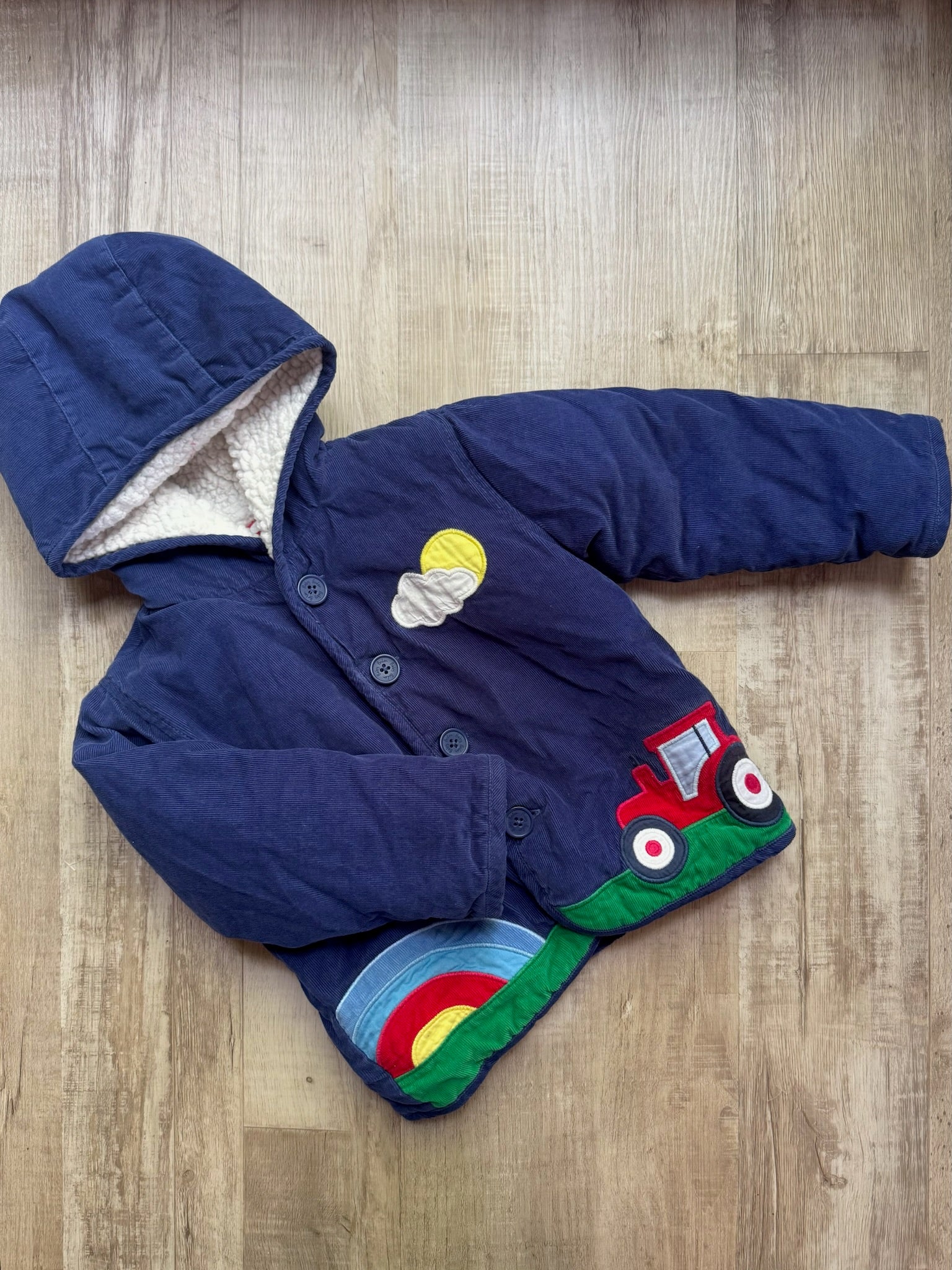 Baby Boden Tractor Coat
