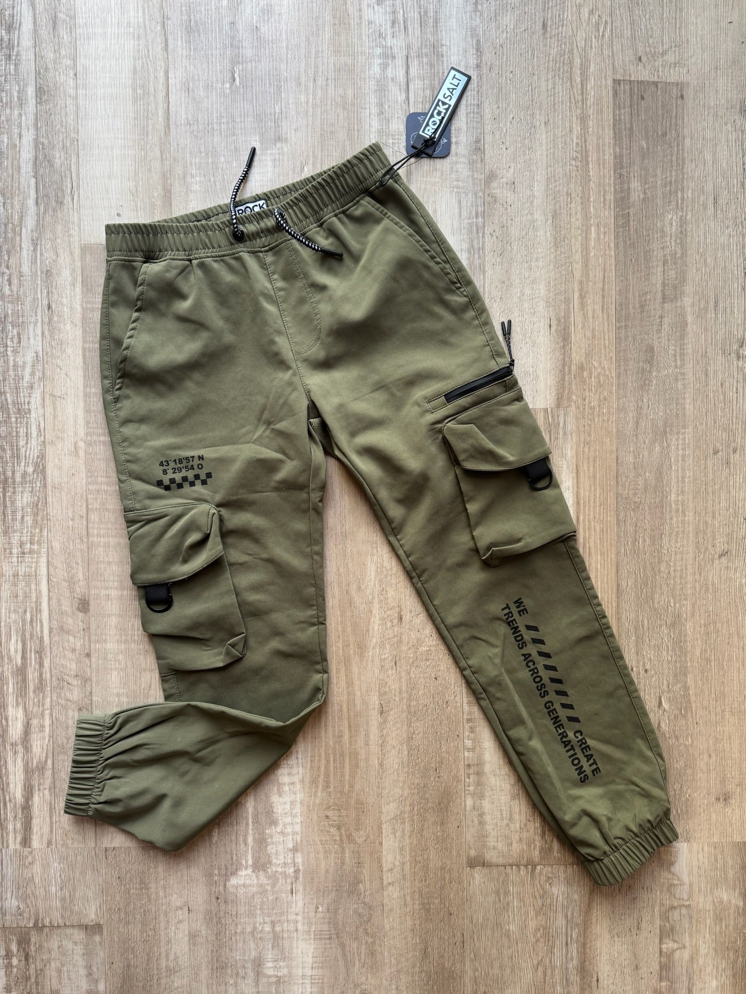Rock & Salt Green Pants