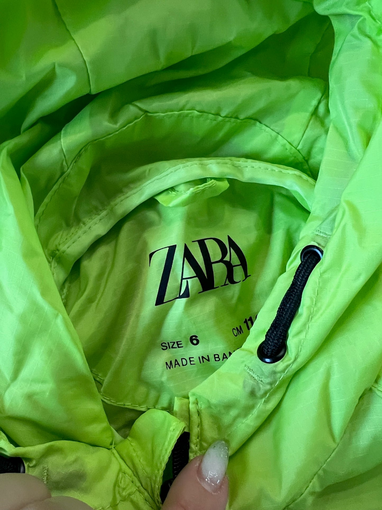 Zara Green Rain Jacket – mini treehouse